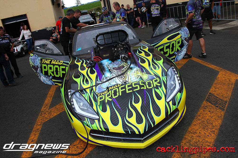 VIDEO: Rob Taylor's C7 Corvette has first hit out - Drag News Magazine