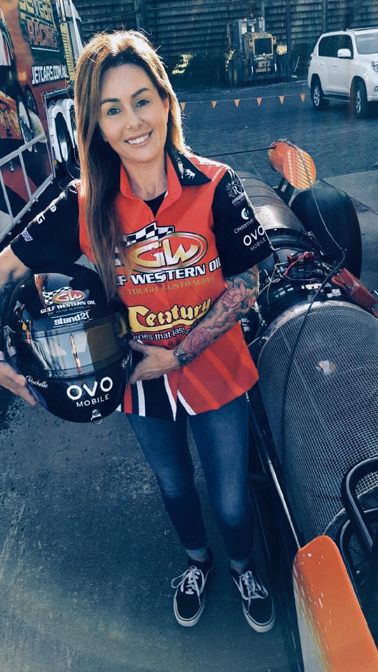 Rachelle Splatt goes jet car racing! - Drag News Magazine