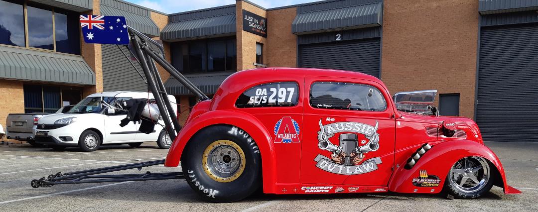 NEW CAR: Aussie Outlaw Anglia unveiled - Drag News Magazine