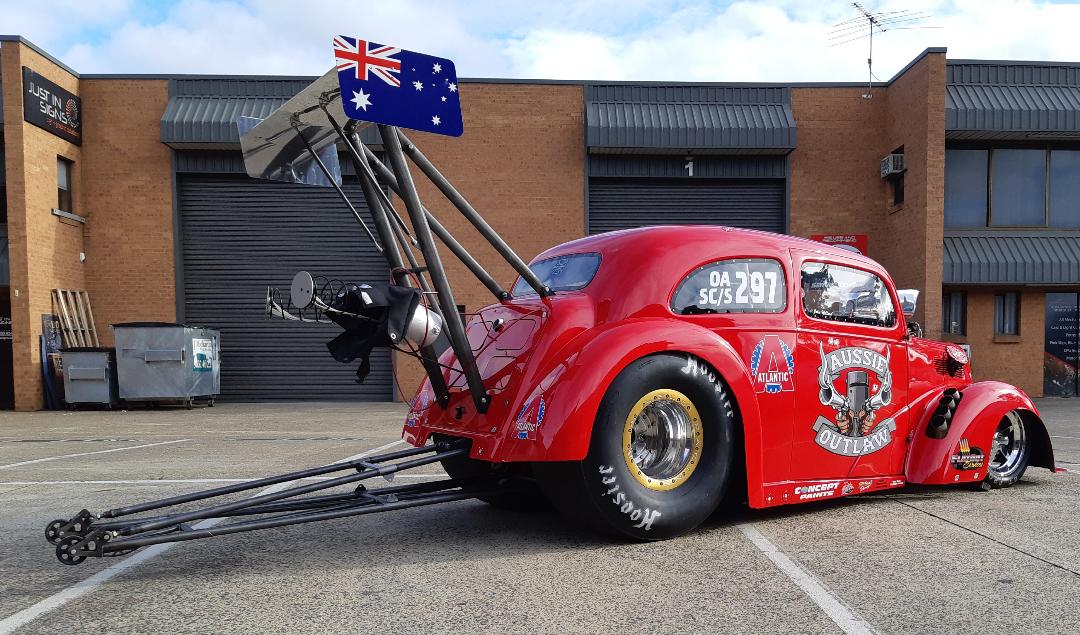 NEW CAR: Aussie Outlaw Anglia unveiled - Drag News Magazine