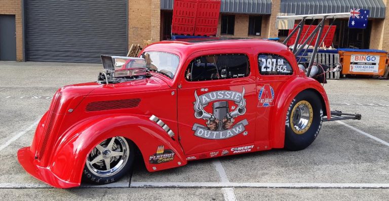 NEW CAR: Aussie Outlaw Anglia unveiled - Drag News Magazine