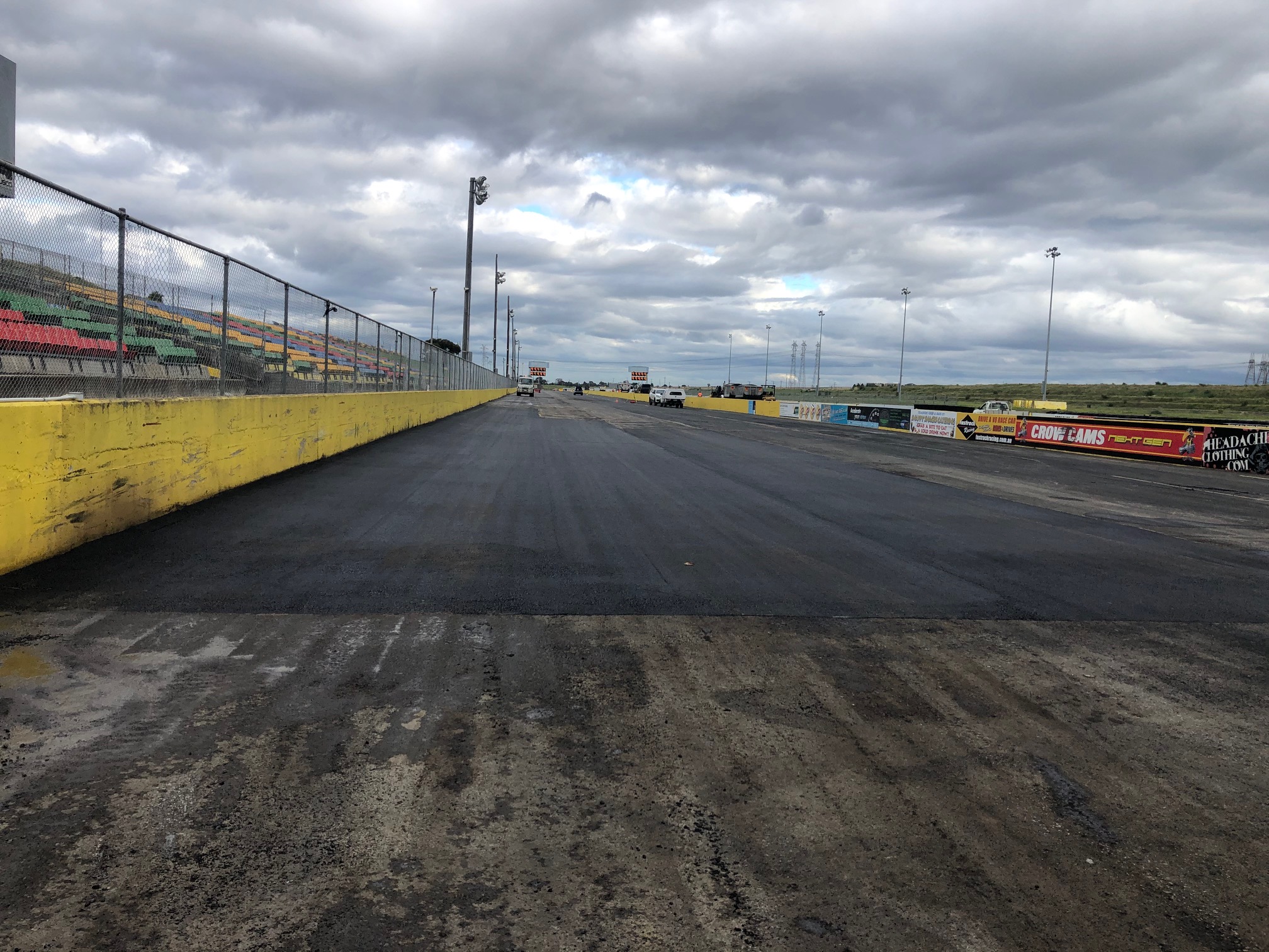 VIDEO: Calder Park starts new track surface - Drag News Magazine