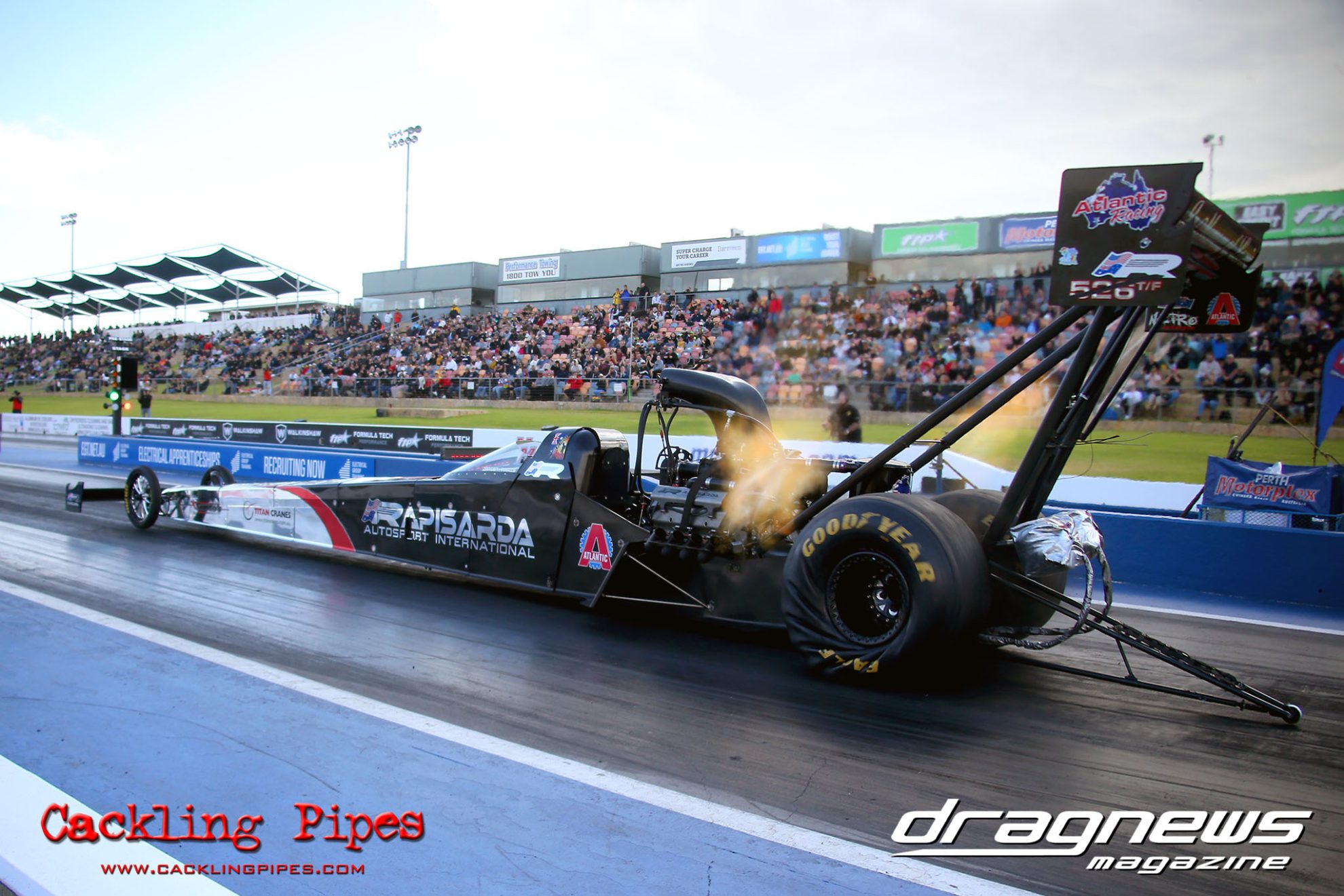 TOP FUEL AUSTRALIA & ADRC LIGHT UP THE GOLDENSTATES - Drag News Magazine