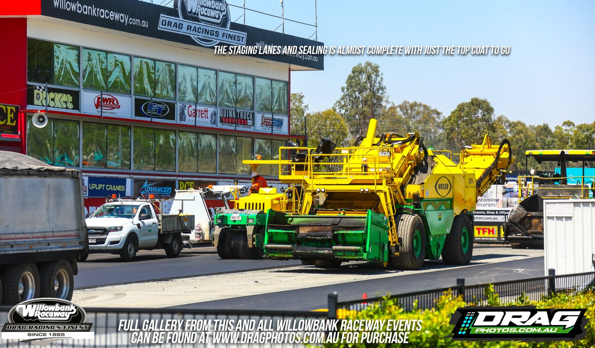 CONCRETE TRACK POUR COMPLETED FOR WILLOWBANK UPGRADES - Drag News Magazine
