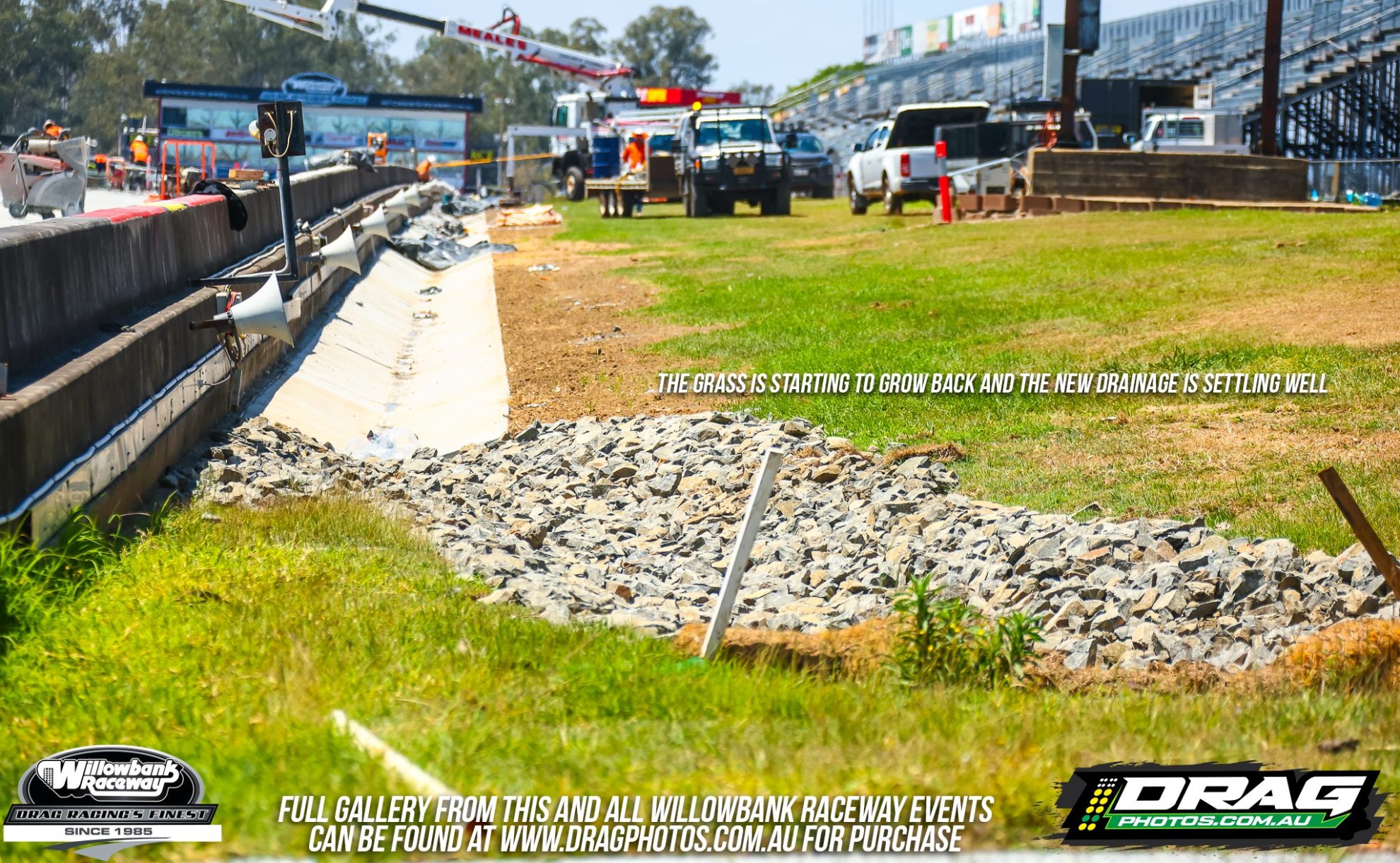 CONCRETE TRACK POUR COMPLETED FOR WILLOWBANK UPGRADES - Drag News Magazine