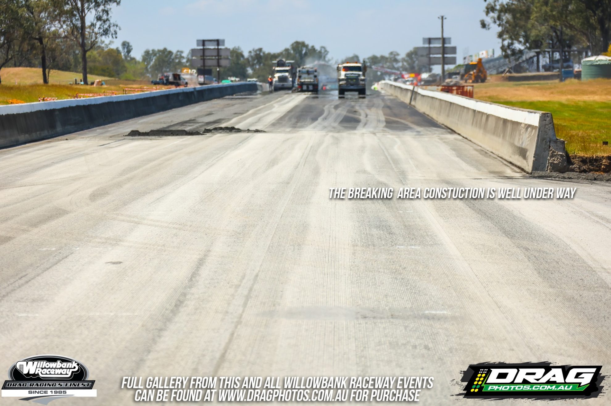 CONCRETE TRACK POUR COMPLETED FOR WILLOWBANK UPGRADES - Drag News Magazine