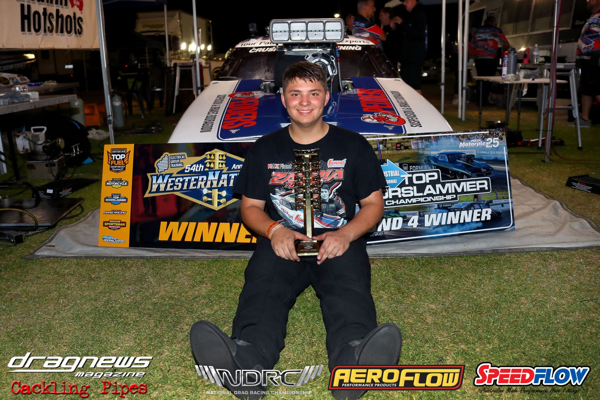 TEEN SENSATION BRODIE ZAPPIA STUNS WESTERNATS DOORSLAMMER FIELD - Drag ...